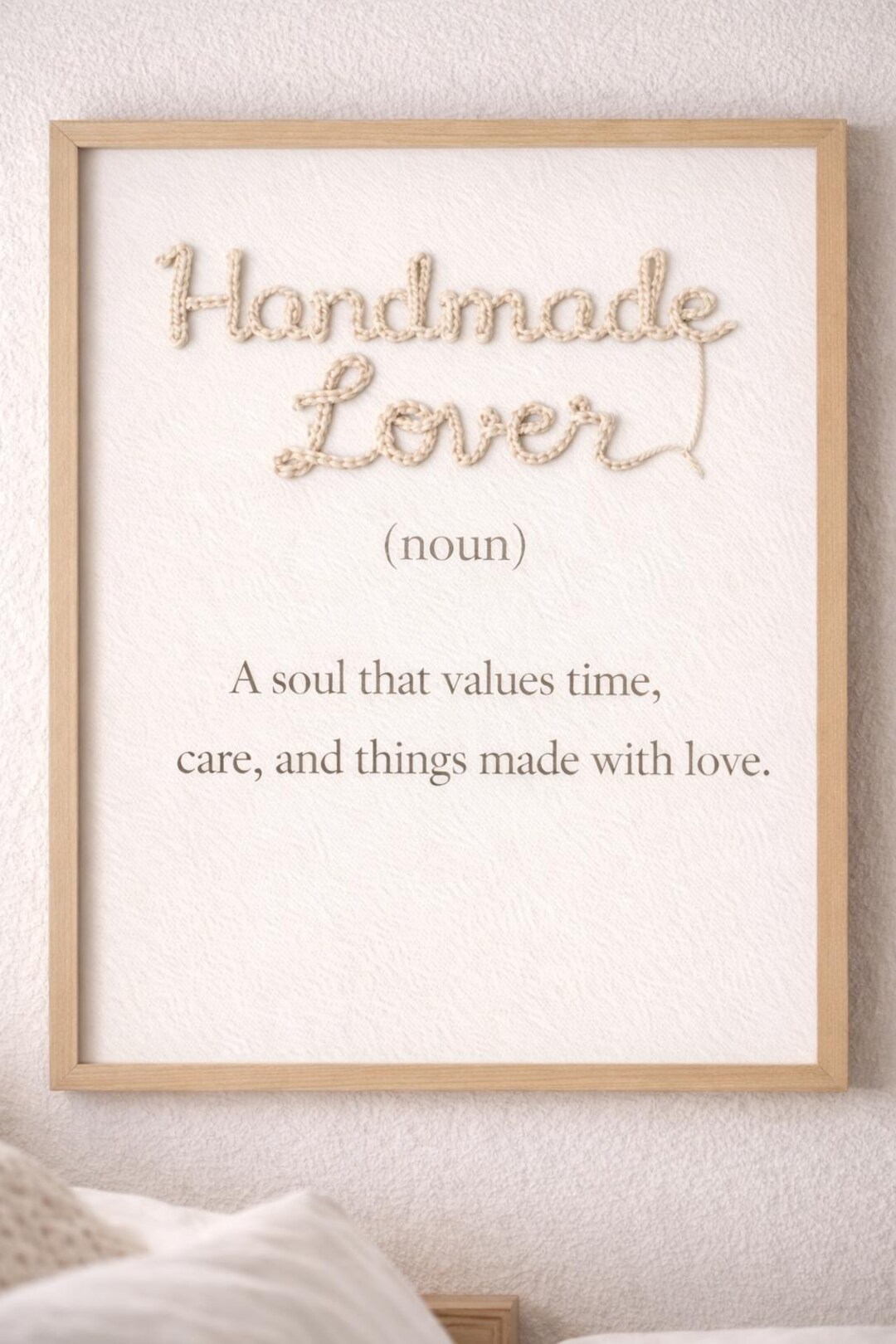 Crochet Lover Wall Art Print, Crochet Definition Poster, Yarn Lover ...