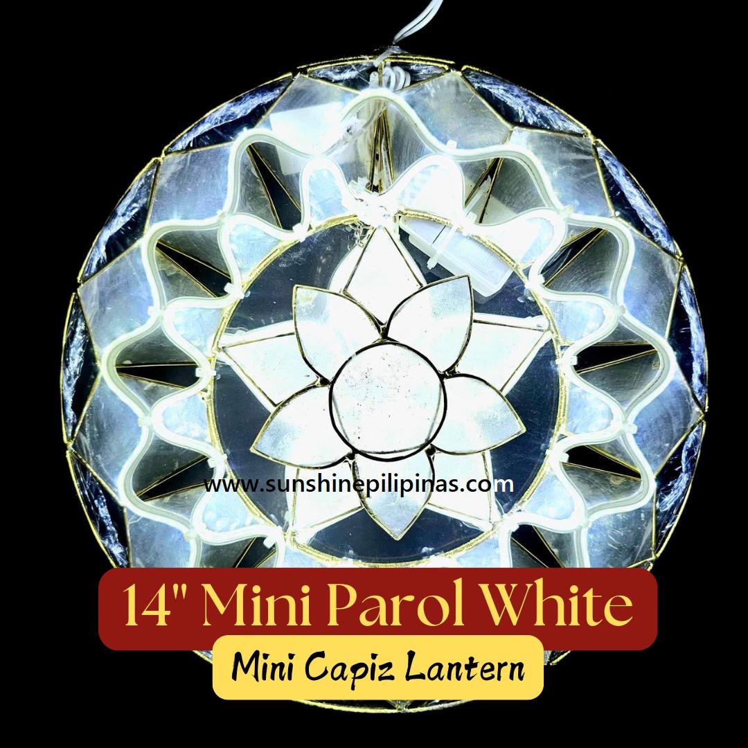 Handcrafted Capiz Lantern | Filipino Christmas Star, 14