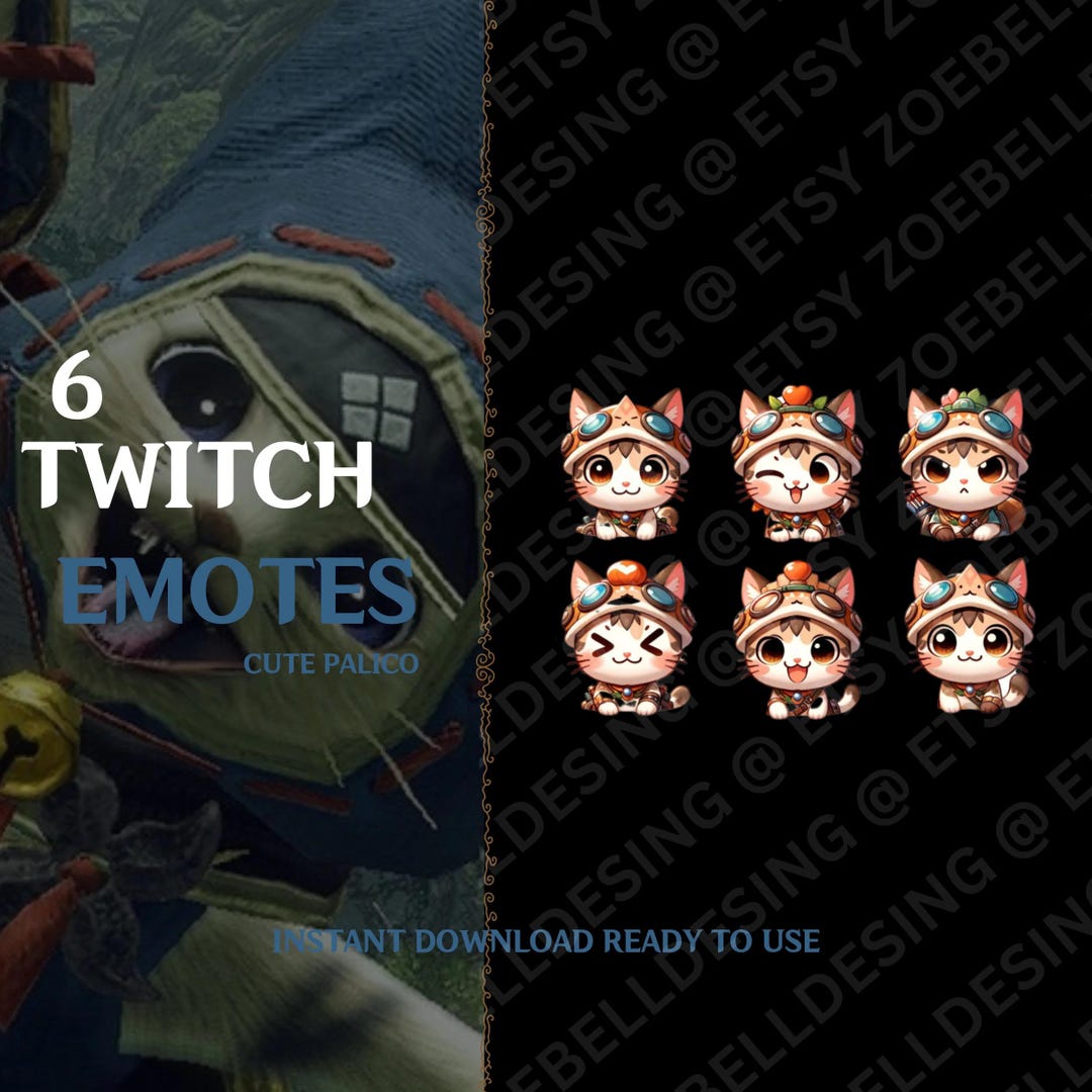 Twitch Emotes | Monster Hunter Emotes V2 | Streaming Emotes | Twitch ...