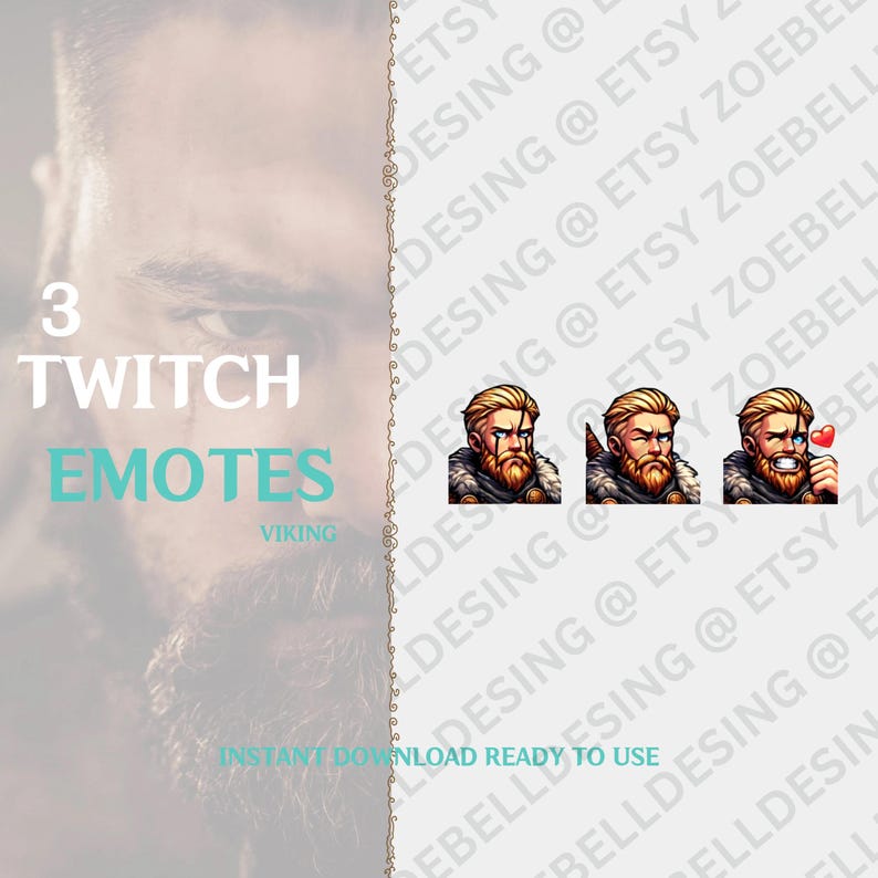 Viking Emotes Bundle Pack - Twitch & Discord Emotes for Streaming, Cute ...
