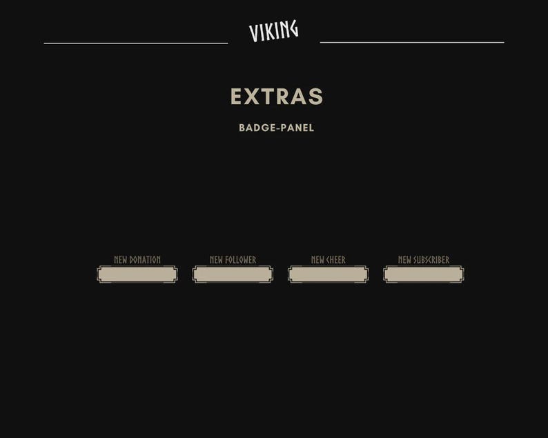 Viking Overlay | Complete Stream Package for Twitch, Youtube & Others ...