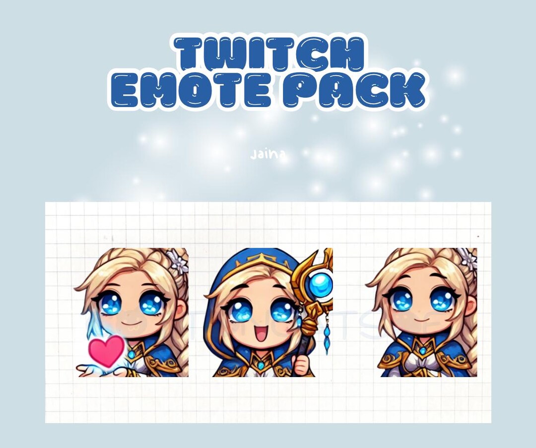 Twitch Emote Pack Magical Master Twitch Emotes Set Inspired by World of ...