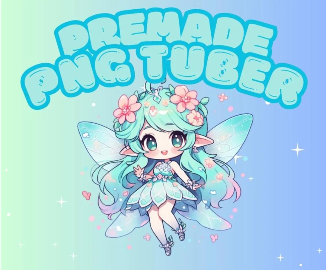 Fairy Girl - Premade Chibi PNG Tuber - Kawaii Model Veadotube Mini ...