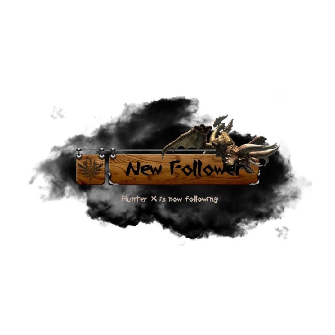 Twitch Alerts Animated - Monster Hunter Rise / Sunbreak - Blue - Etsy