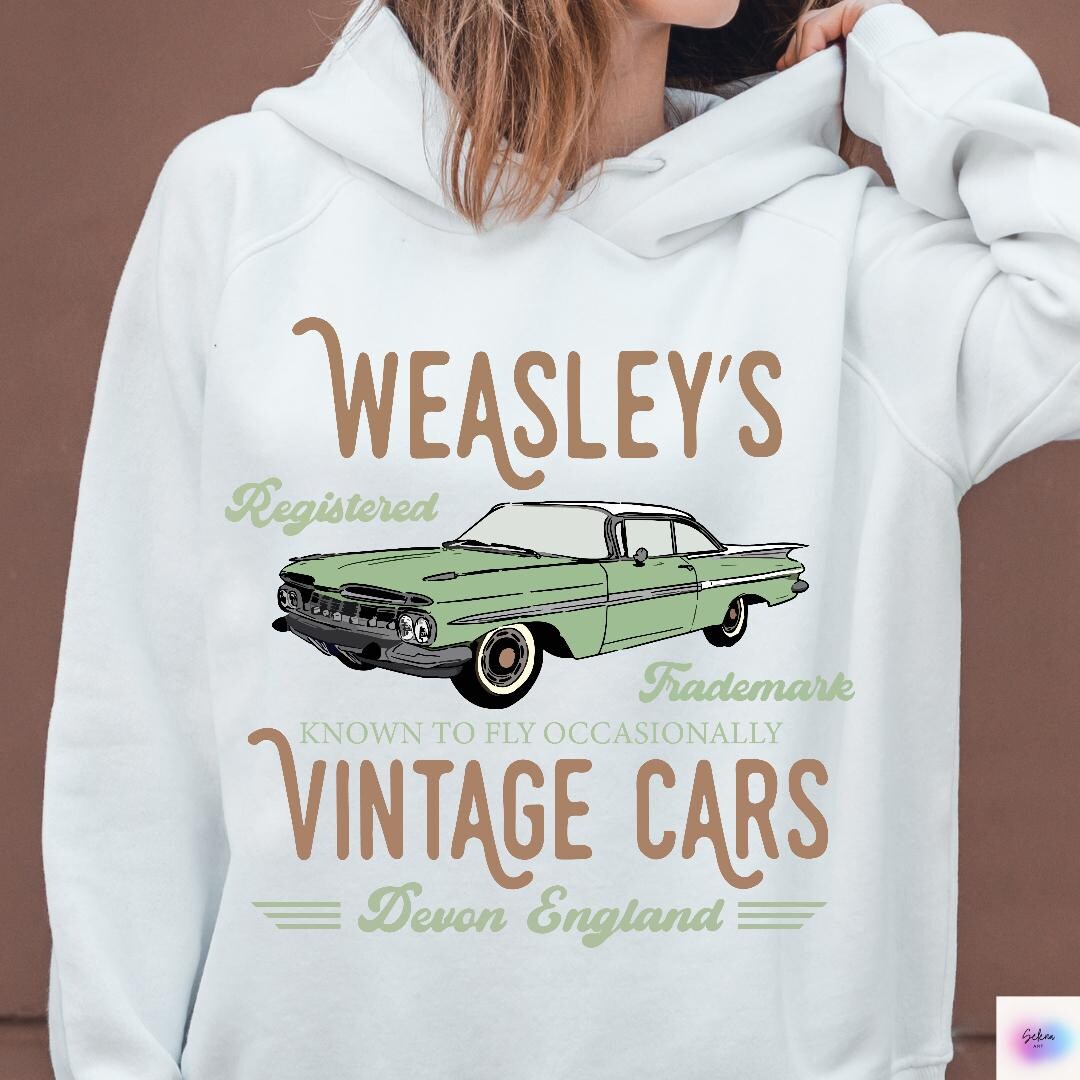 Weasleys Vintage Flying Car Png, Wizard Flying Car Png, Wizarding World Shirt Designs, Wizarding ...