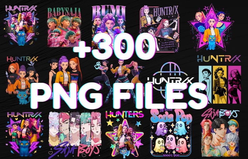 Kpop Demon Hunters Png, Huntrix Png, Kpop Demon Inspired Movie Png ...