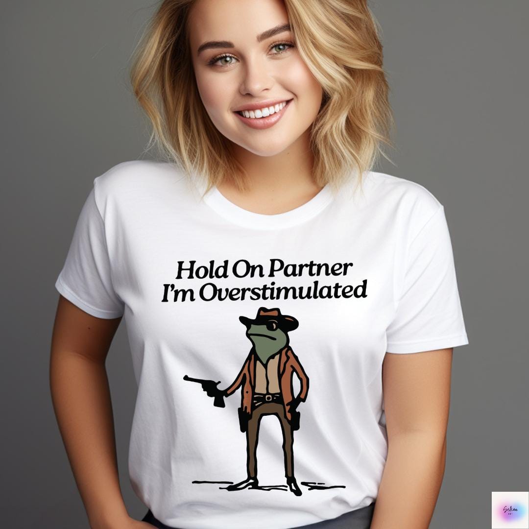 Hold on Partner Im Overstimulated Png, Cowboy Frog Png, Cute Animal Png ...