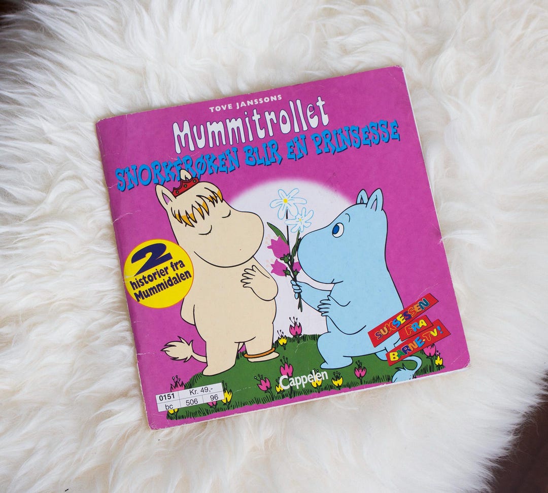 Vintage Tove Jansson: Mummitrollet Snorkfrøken Blir En Prinsesse ...