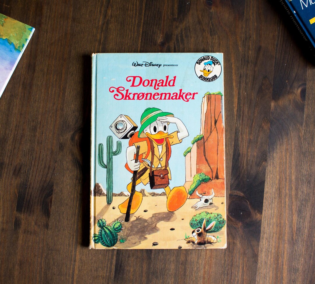 Vintage Norwegian Donald Duck Comic, Vintage Donald Skrønemaker 1980 ...