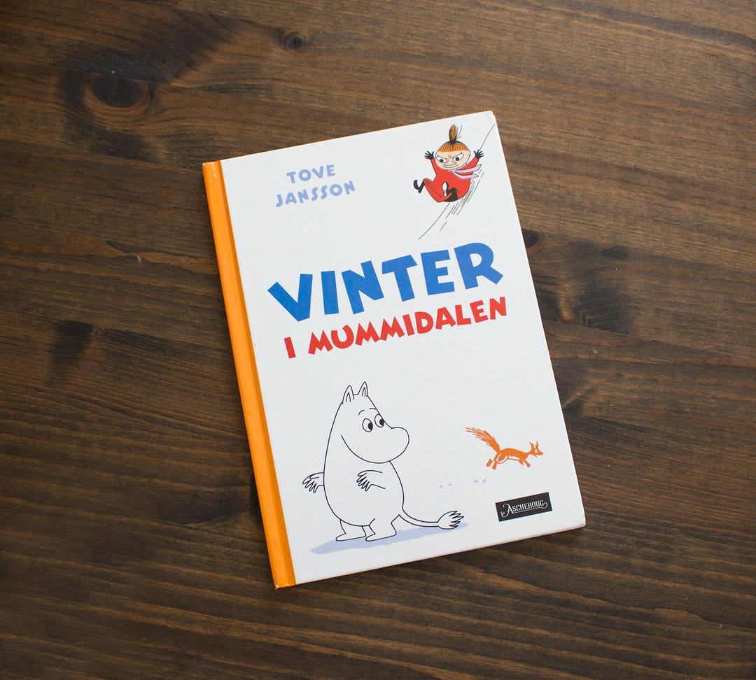 Vintage Tove Jansson: Vinter I Mummidalen, Moomins Book in Norwegian ...