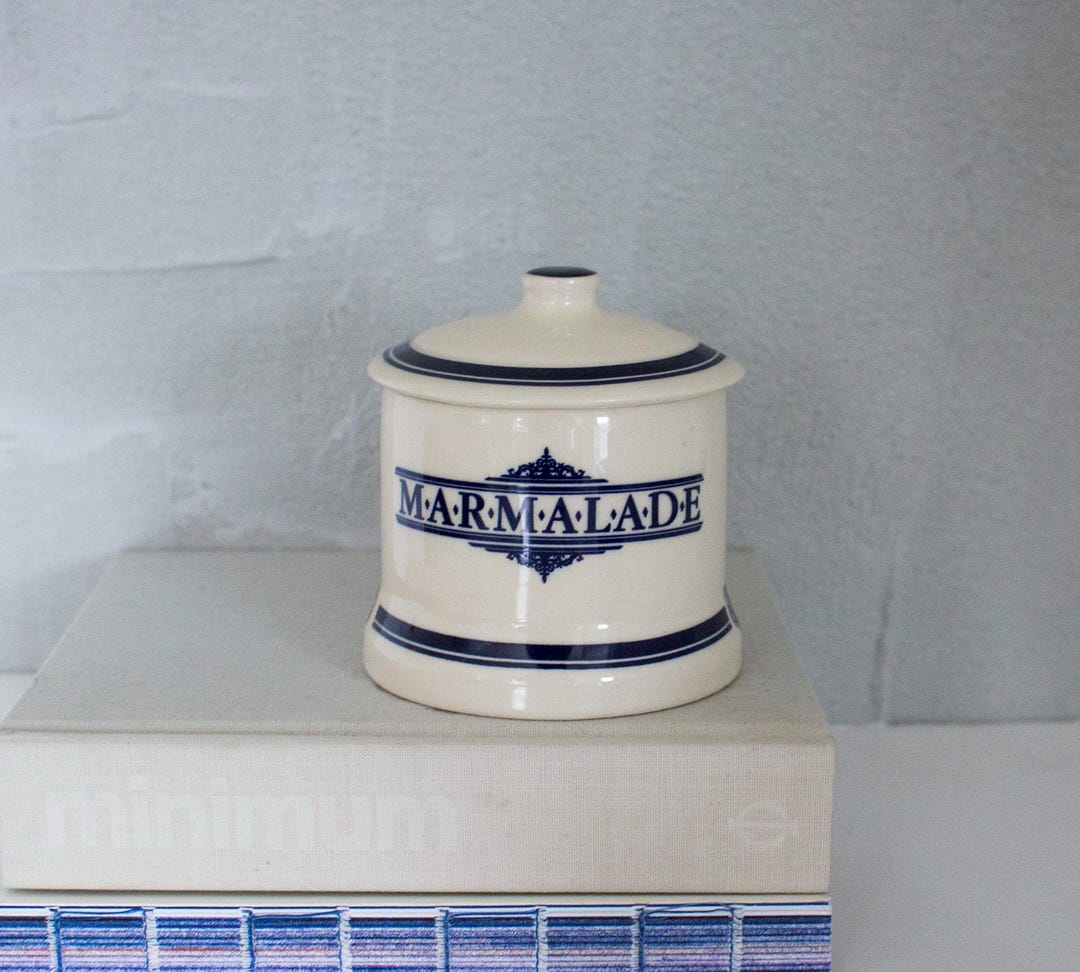 Vintage the 1869 Victorian Pottery Jar With Lid, Made in England ...
