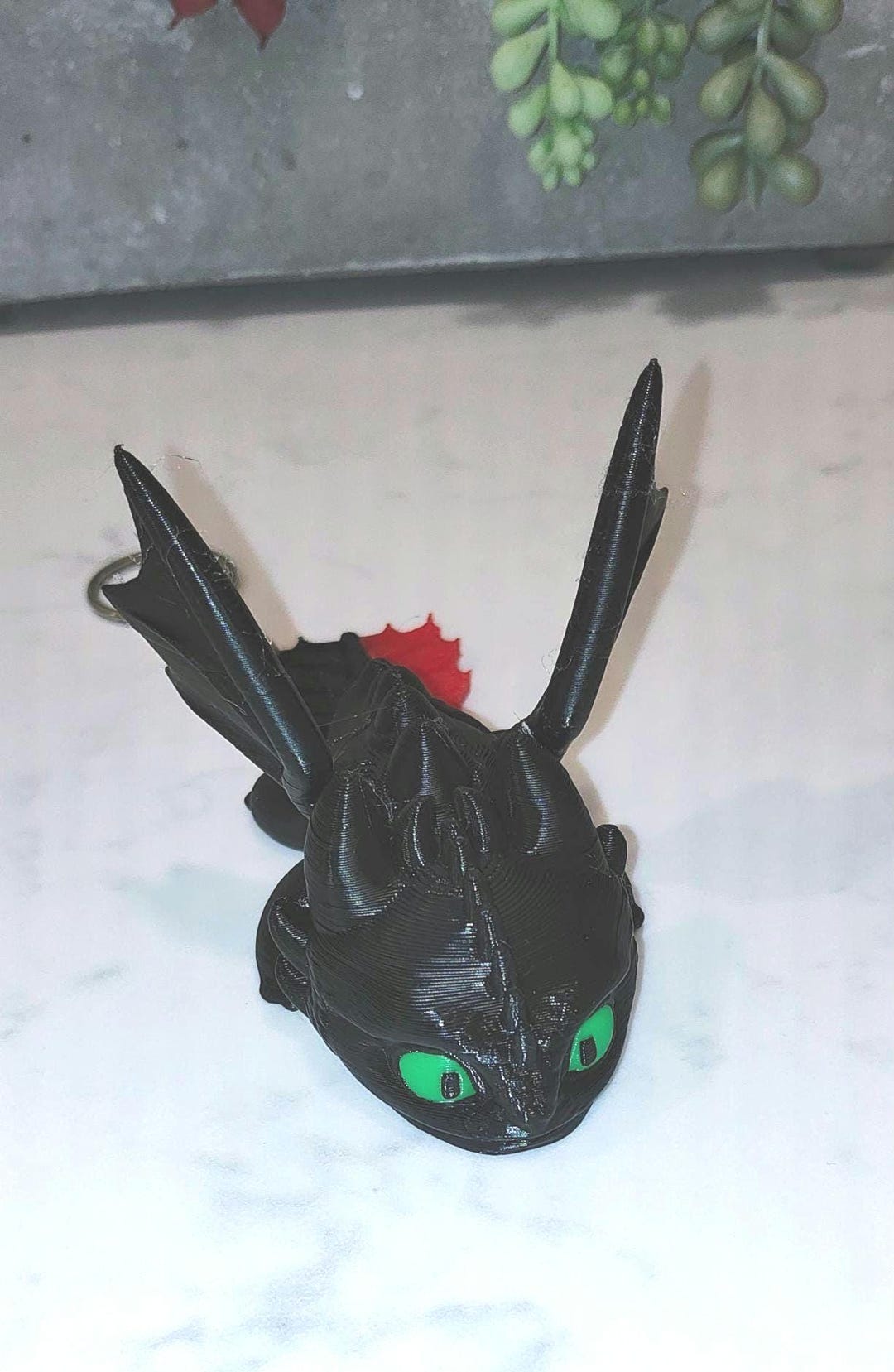 Toothless Articulated Keychain - Etsy