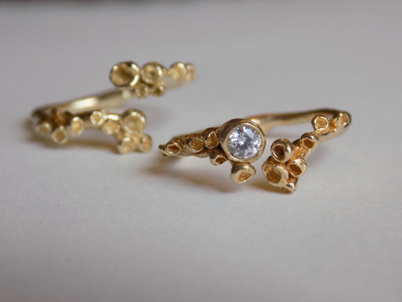 Gold wedding rings | Etsy