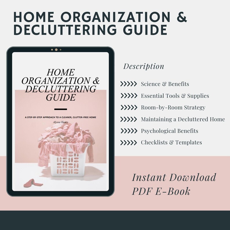 Home Organization & Decluttering Guide: A Step-by-step Approach to a ...