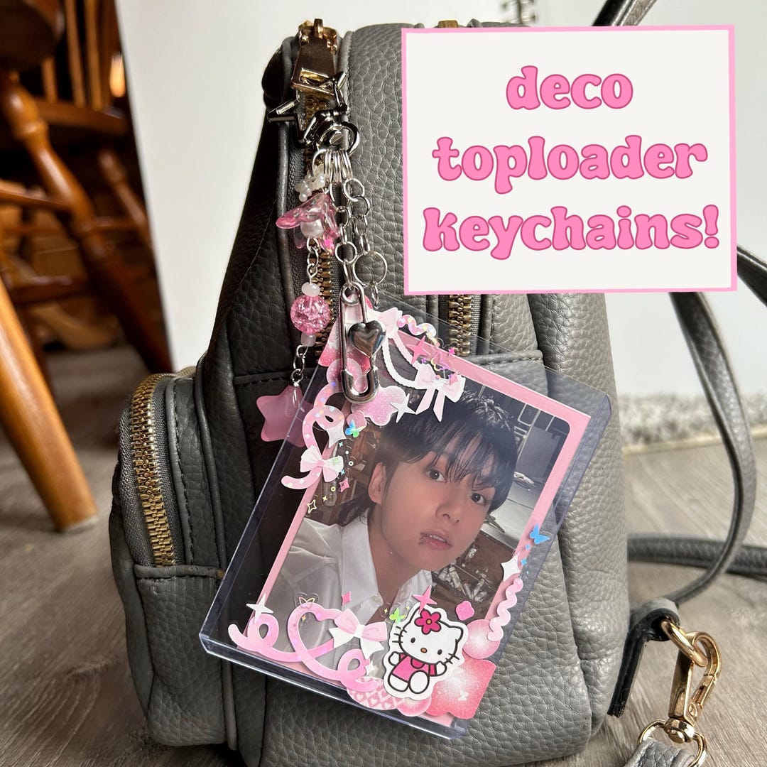 NEW Deco Toploader Keychains! | Kpop Photocard Keychains | Deco Holder ...