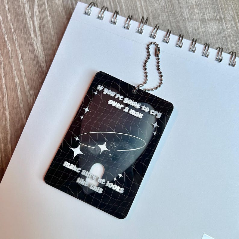Acrylic Toploader Keychain! | Kpop Photocard Keychains | Deco ...