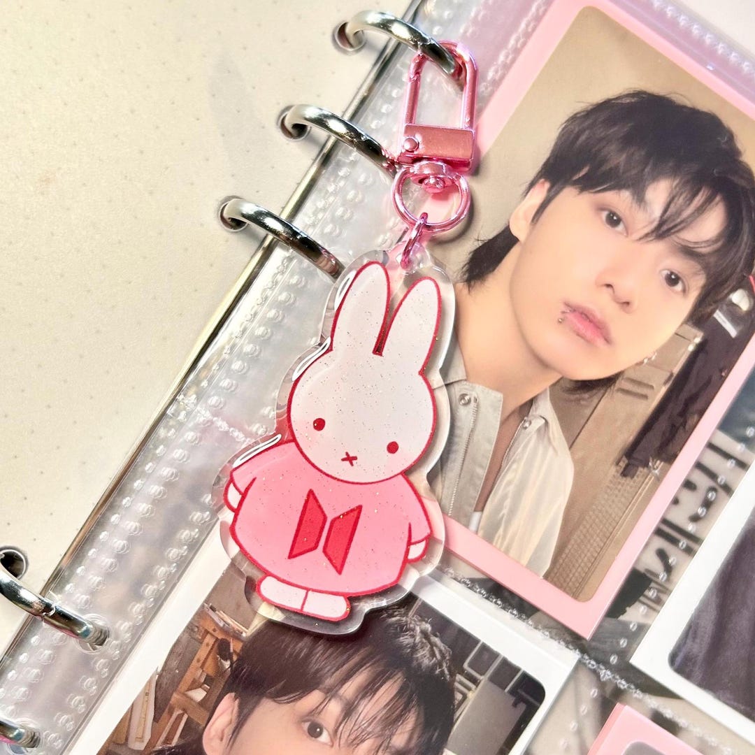 Miffy X Kpop Band Acrylic Keychain! | Kpop Keychains | Bias Bag Charm ...
