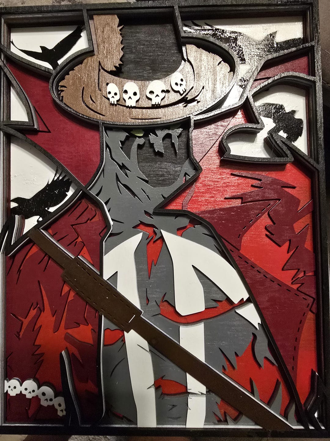 Gunslinger Spawn Layered Art, Laser Engraved Comic, SVG Files - Etsy