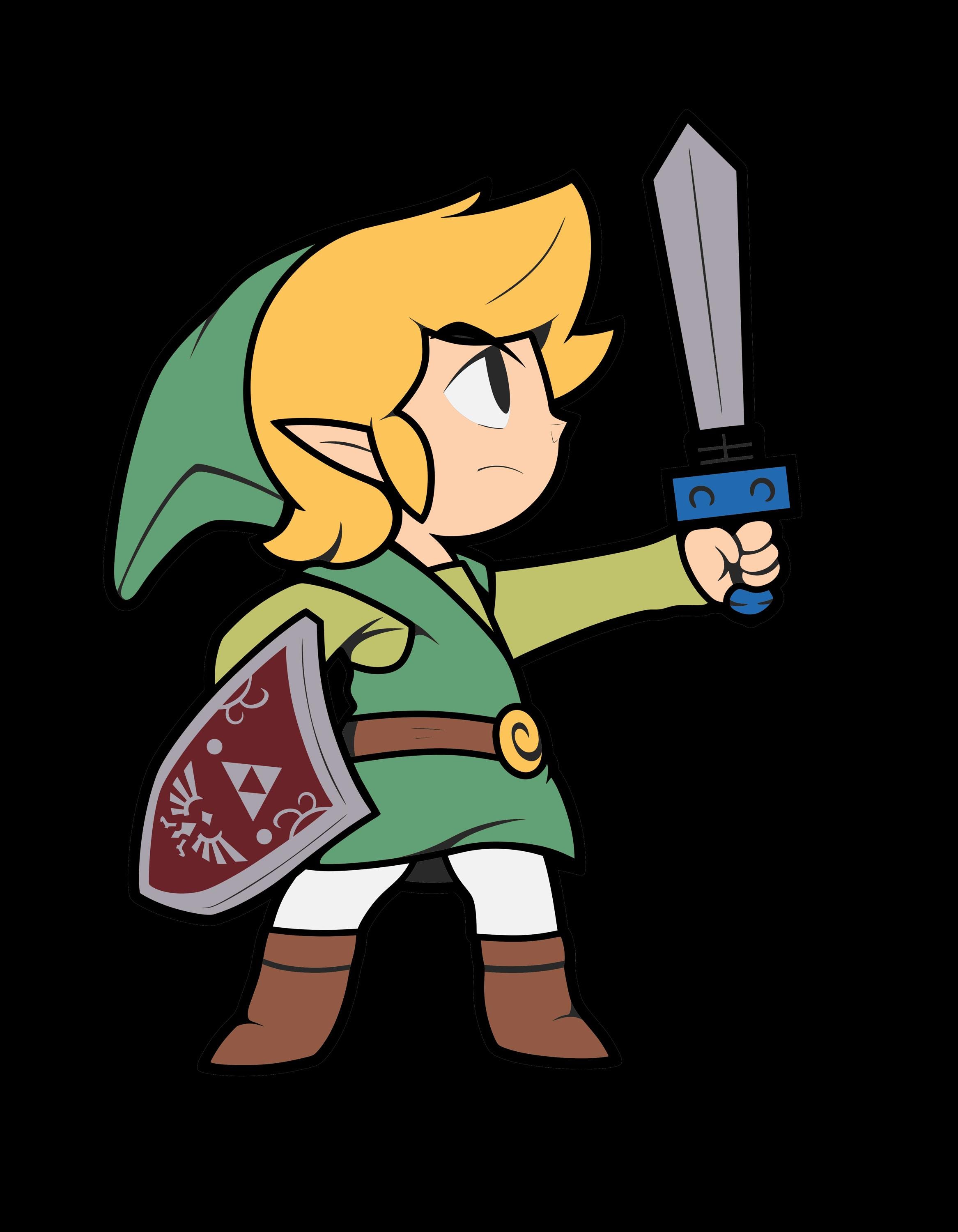 Laser Cut Toon Link, Legend of Zelda Layered Art - Etsy