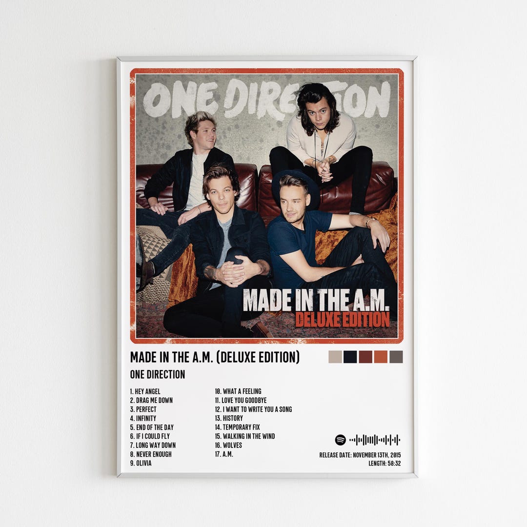 One Direction / Made in the A.M. / Digital Printable, Album Cover ...