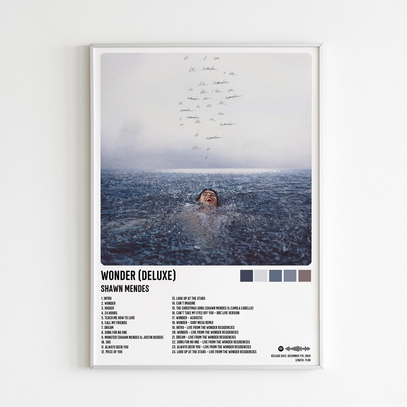 Shawn mendes poster - Etsy España