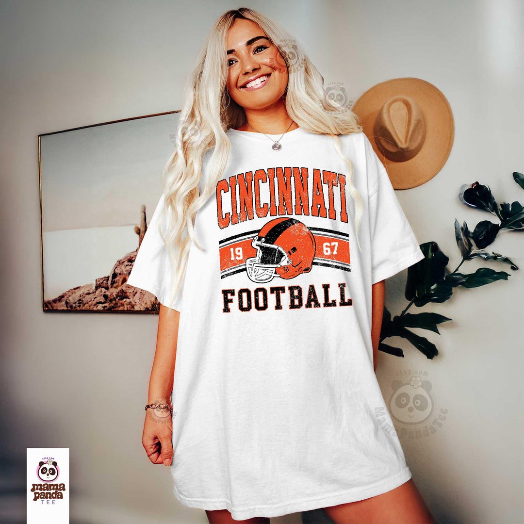 Vintage Cincinnati Football Shirt, Retro Cincinnati Game Day T-shirt ...