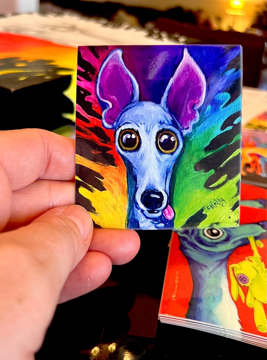 Sticker, Vinyl Sticker, 3 Inch Sticker Art Sticker, Greyhound Sticker ...