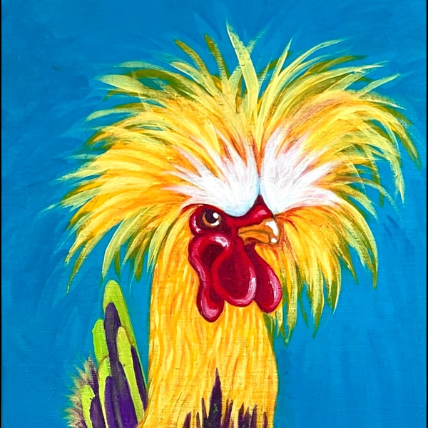 Chicken Art - Etsy