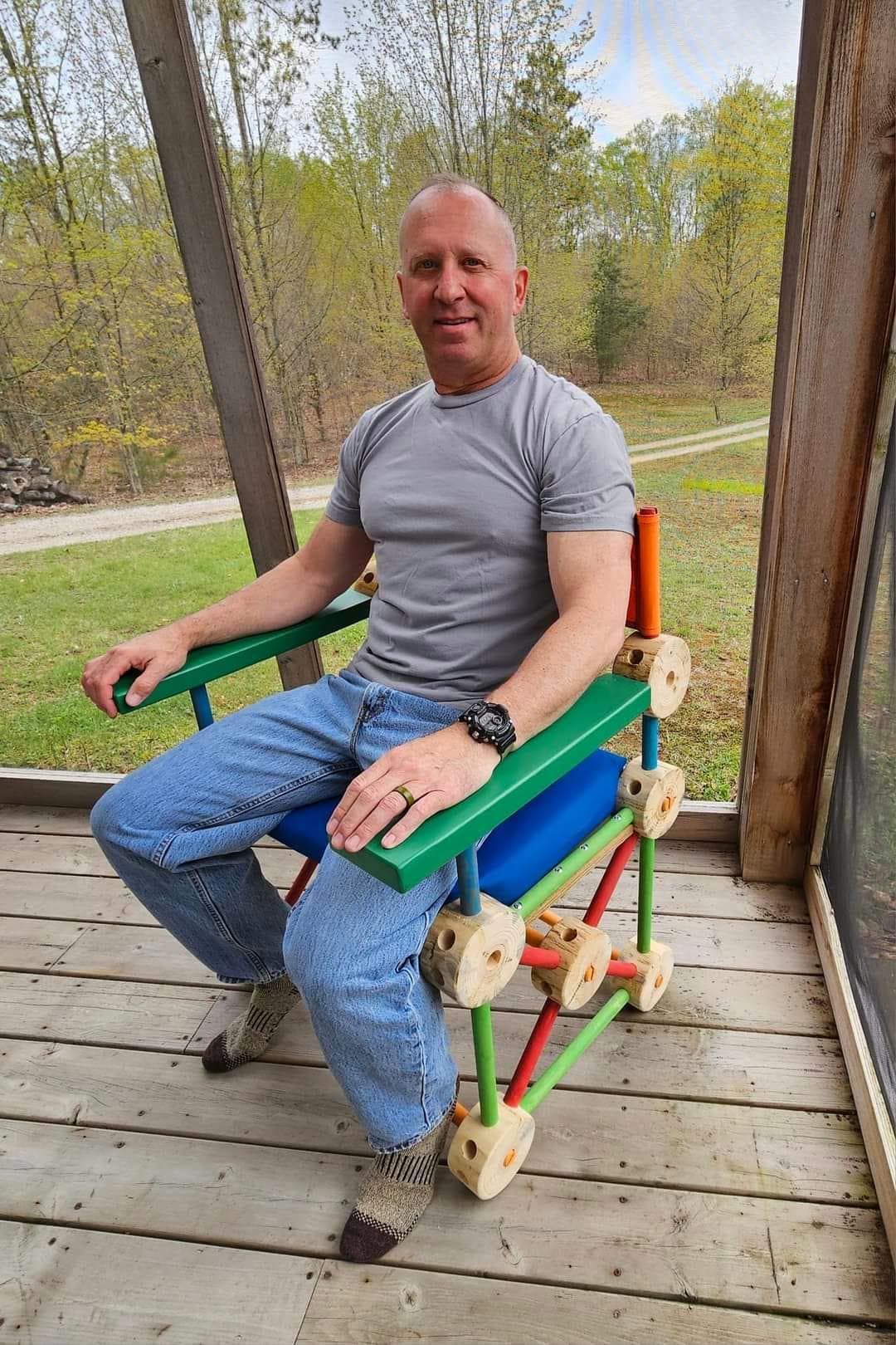 Classic "tinker Toy Inspired" Chair - Etsy