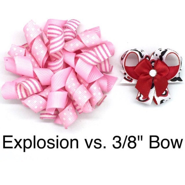 Sunrise Explosion Snap-in Dog Bows® Explosion Bow - Top Knot Bows, Dog ...
