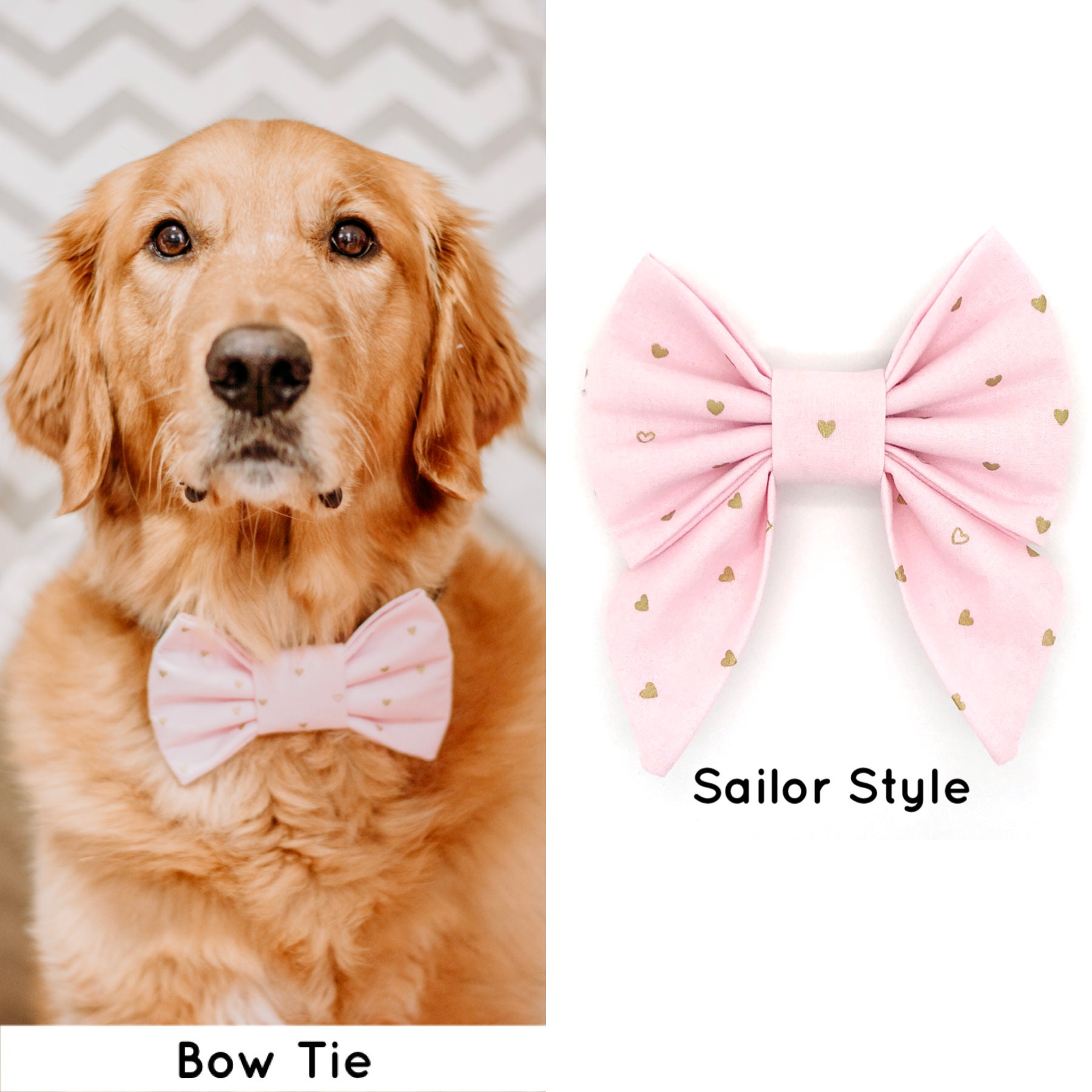 Classic Denim Snap-in Dog Bows® Bow Tie - for Dogs and Cats, Sailor ...