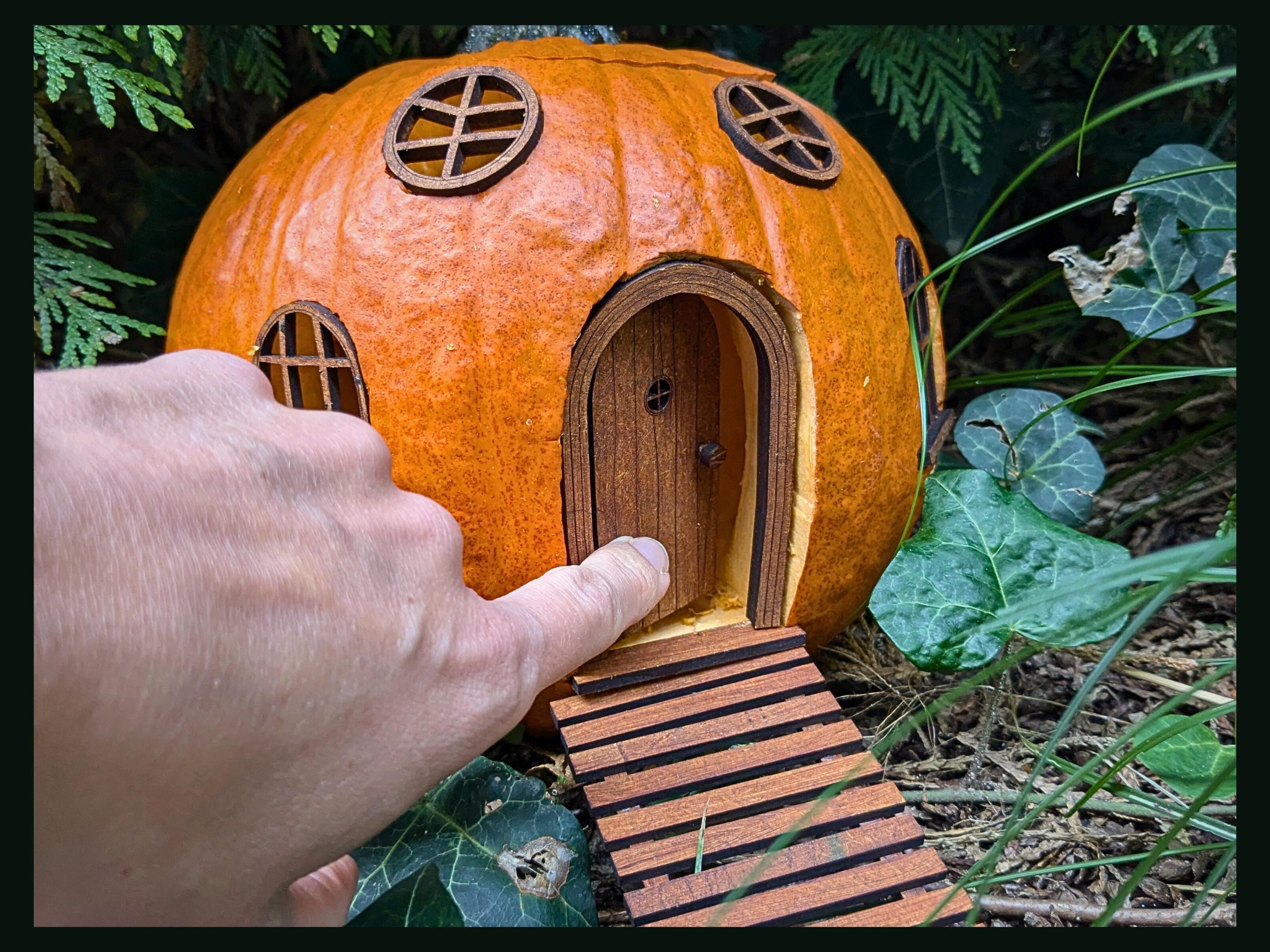 DIY Pumpkin Fairy House Kit: Halloween Fall Decor Craft Set - Etsy