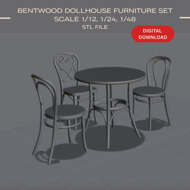 Miniature Bentwood Chairs - Etsy