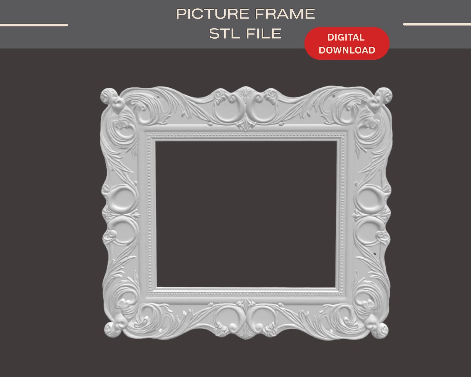 Miniature Picture Frames 3D STL Files Dollhouse Diorama Home Decor - Etsy