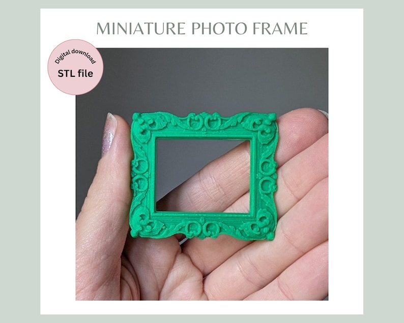Miniature Picture Frames 3D STL Files Dollhouse Diorama Home Decor - Etsy