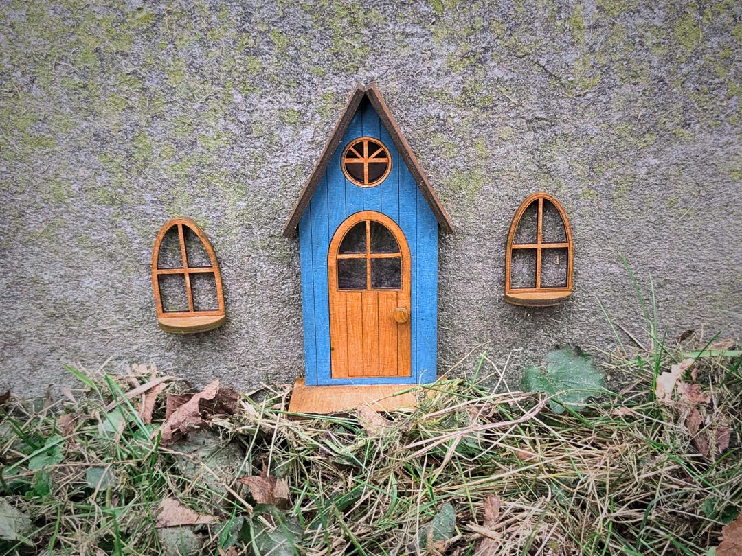 Wooden Fairytail Elf Door With Windows SVG Laser Cut File– Magical ...