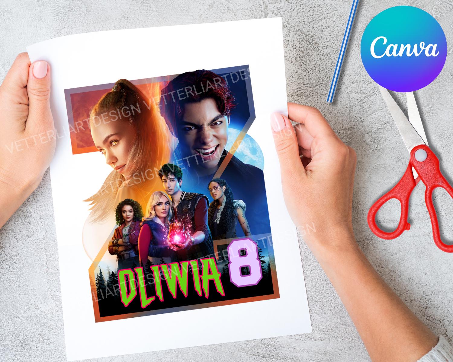 Editable Zombies 4 Topper – Canva Birthday Template – Digital File for ...