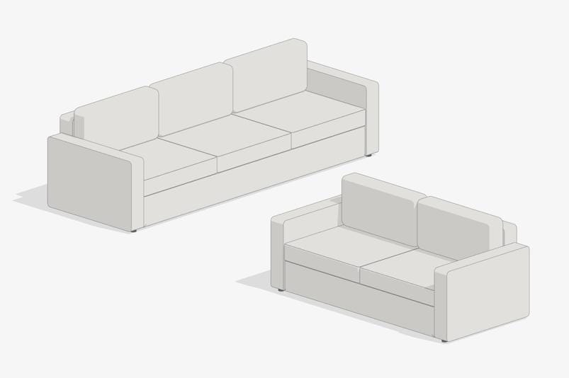 Sofas Revit Families for Interior Designers - Etsy