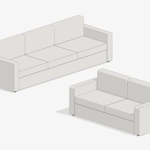Sofas Revit Families for Interior Designers - Etsy