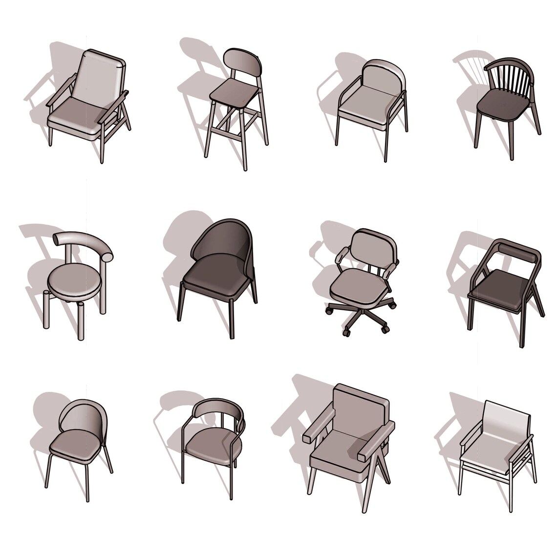 Pack REVIT FAMILY 360 Models - Etsy