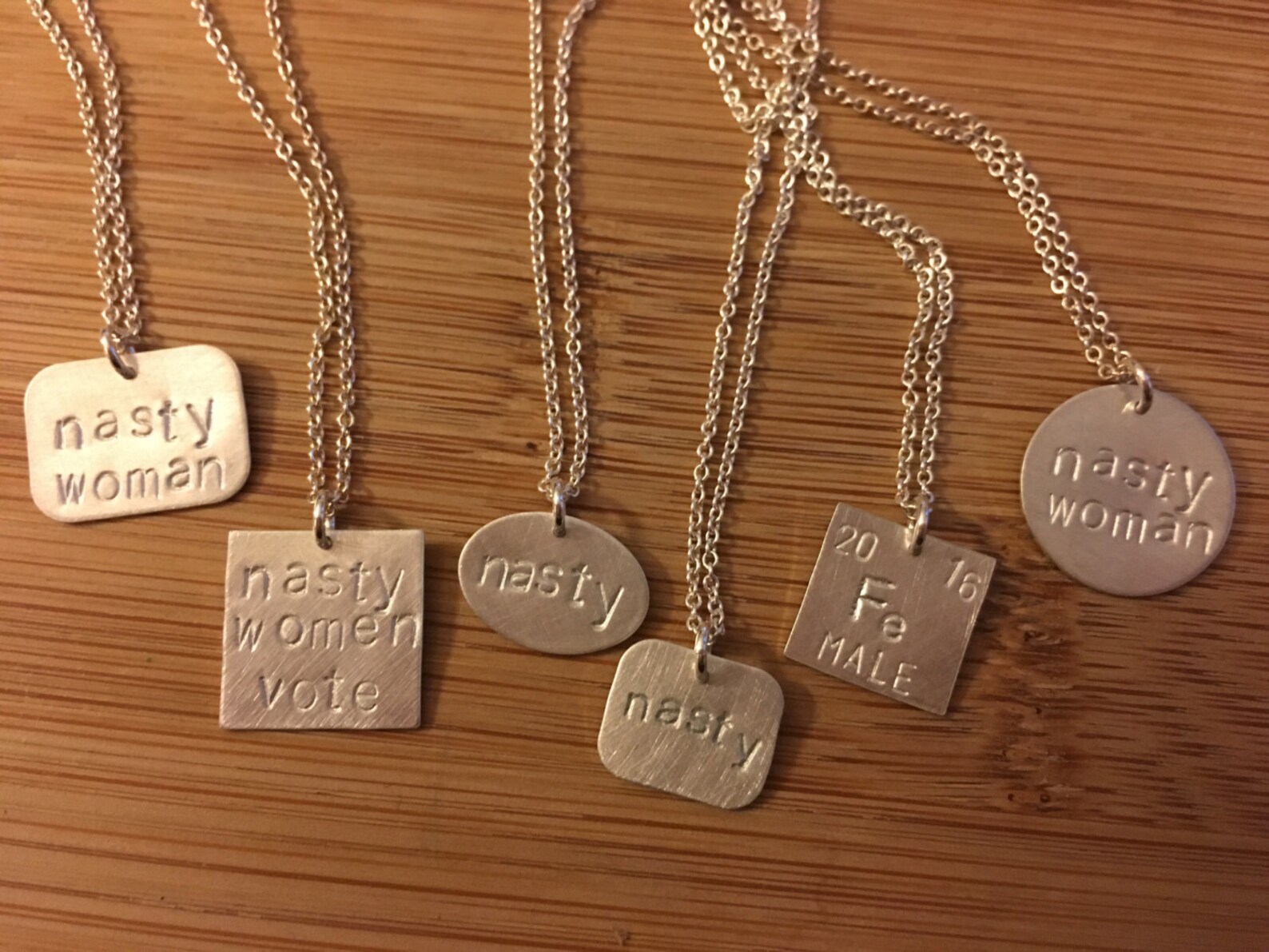 Tiny Sterling Silver Clothing Hanger Pro-choice Necklace - Etsy