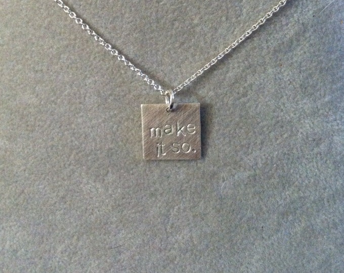 Star Trek make It So Captain Picard Next - Etsy