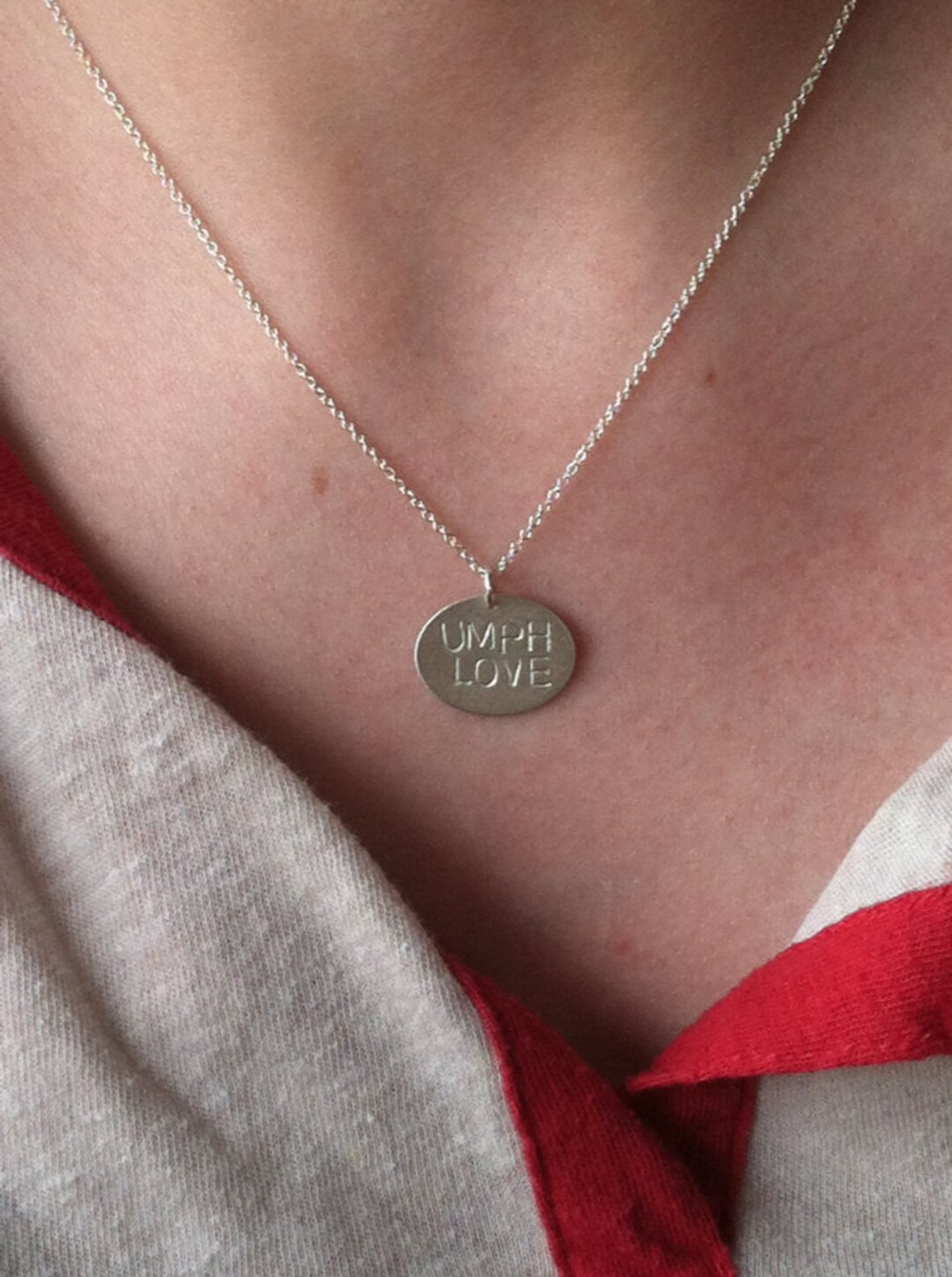 Sterling "umph Love" or "umph" Necklace-- Umphreys Mcgee -- Sterling ...