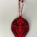 Spider-man Beaded Medallion Key Chain Double Sided - Etsy