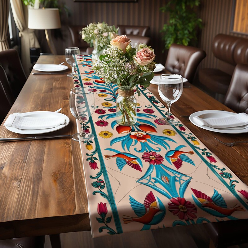 Mexican Table Runner - Etsy