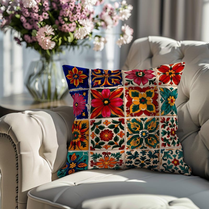 Mexican Spanish Pillows - Etsy