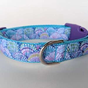 Seashells Dog Collar / Beach Dog Collar / Summer Dog Collar / Ocean Dog ...