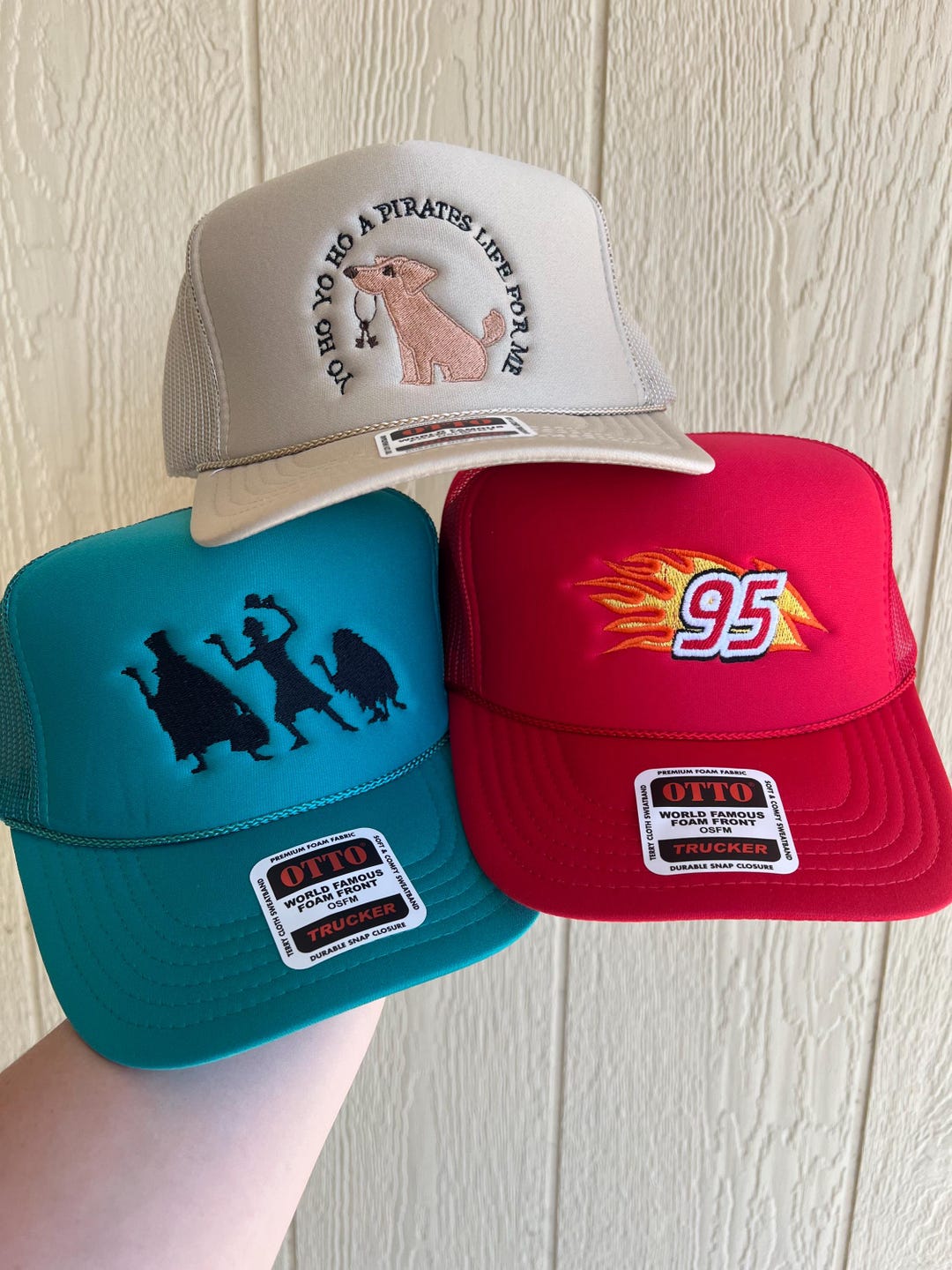 Disney Inspired Trucker Hat, Cars Hat, Pirates of the Caribbean Hat ...