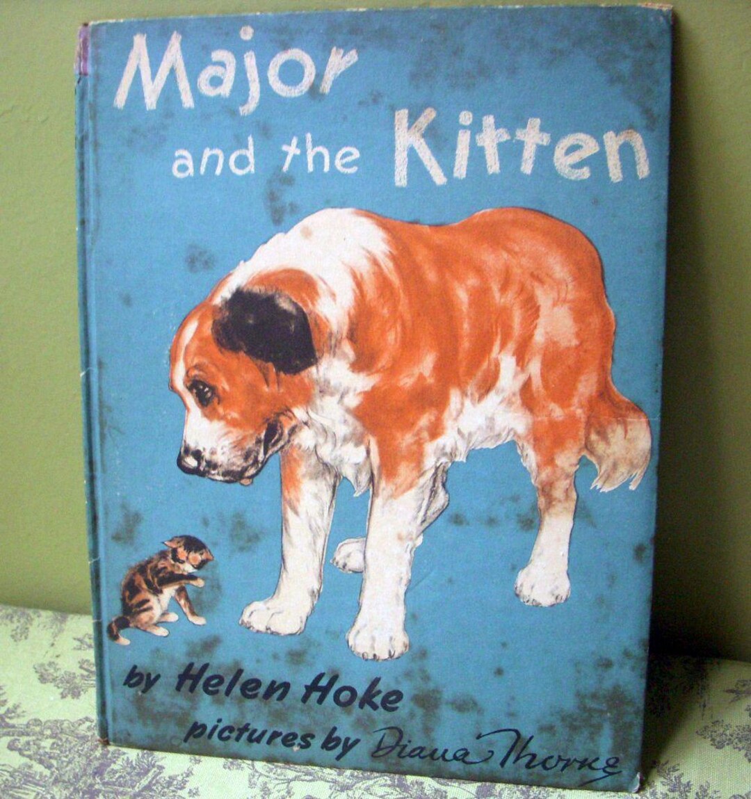 Major and the Kitten, Helen Hoke, Diana Thorne Illustrations, Vintage ...