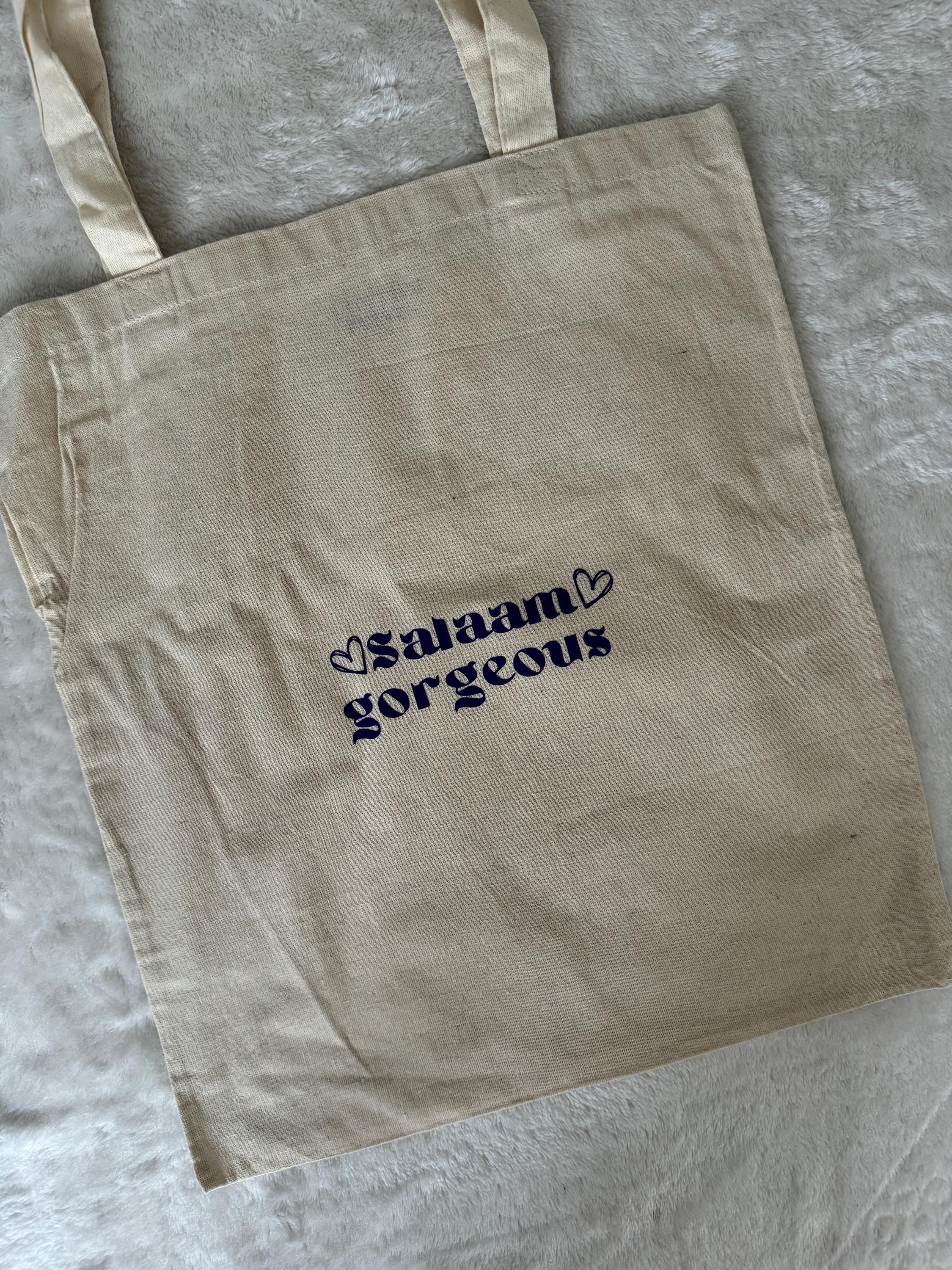 Salaam Gorgeous Tote Bag | Islamic Gift, Muslimah Bag - Etsy